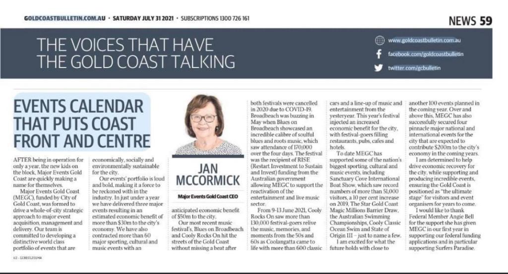 CHT Column-Events – Angie Bell